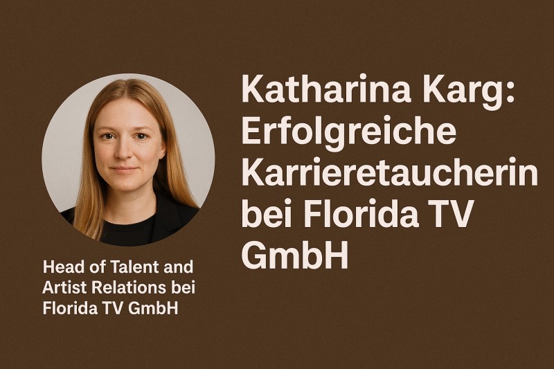 Katharina Karg: Erfolgreiche Karrieretaucherin bei Florida TV GmbH ...